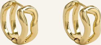 Pompidou Kreolen Melina Sculpted Small By Glambou gold