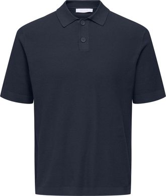 Only & Sons Onstony Reg 12 Ss Waffle Polo Knit