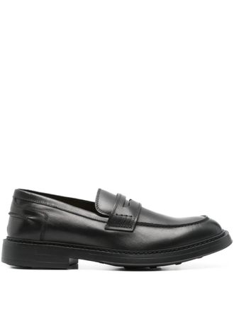 Doucal's Penny-Loafer aus Leder - Schwarz