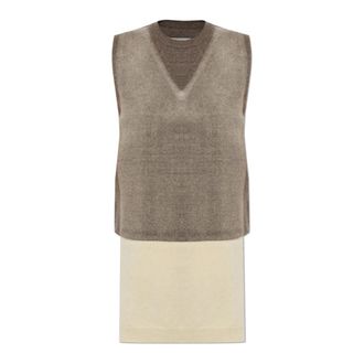 Maison Margiela Wollweste - - Knitwear - Damen - Grau - S