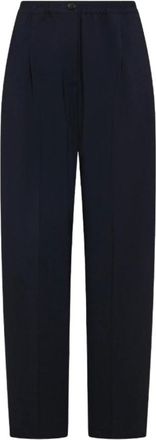 Seventy Femme, Pantalons, Bleu, Taille: 34 FR Pt1409 Wide Pantalons