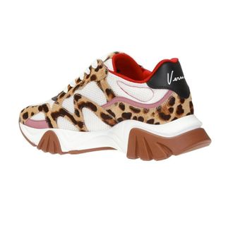 Versace Homme, Chaussures, Multicolore, Taille: 46 1/2 EU Squalo Leopard Baskets