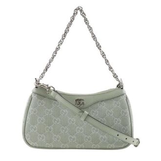 Gucci Pre-owned Canvas Schultertasche - - Pre-owned - Damen - Gr&uuml;n - ONE SIZE