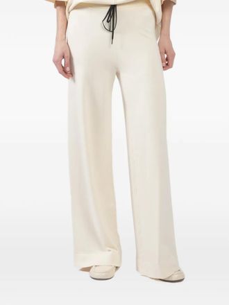 Isabel Benenato knit trousers - Nude