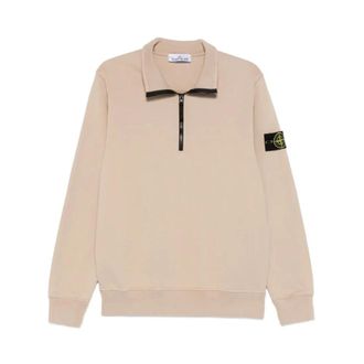 Stone Island Homme, Sweatshirts et sweats &agrave; capuche, Beige, Taille: 2XL Felpa