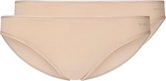 Skiny Damen Rio Slip 2er Pack Advantage Micro br&eacute;silien, Beige, 36 (Lot de 2) Femme