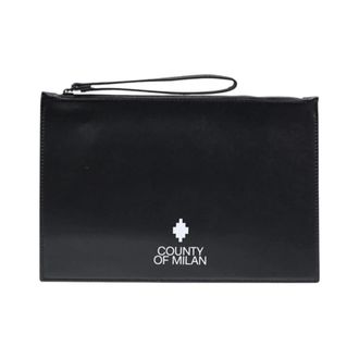 Marcelo Burlon unisex, Sacs, Noir, Taille: ONE Size Clutches