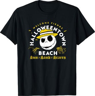 Disney The Nightmare Before Christmas Halloween Town Beach T-Shirt