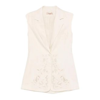Twinset Damen, Jacken, Beige, 2XSGr&ouml;&szlig;e