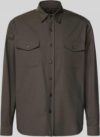 Cruna Regular Fit Hemdjacke mit Brusttaschen Modell Osaka