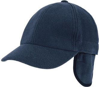 Jail Jam Basel Cap, Casquette Baseball en polaire avec Coprinuca et cache-oreilles, Bleu marine, L/XL