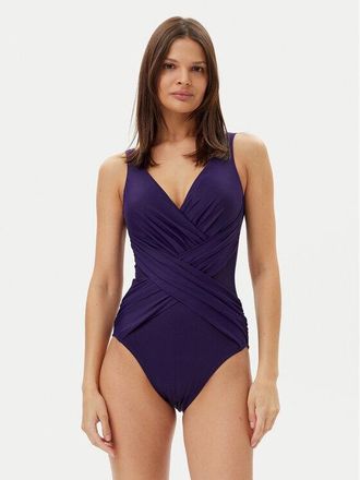 Miraclesuit Badeanzug Solid Crossover 6516689 Violett