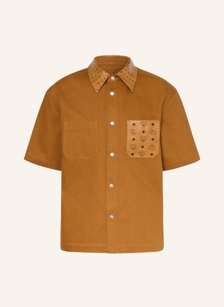 MCM Mcm Kurzarm-Hemd Comfort Fit braun