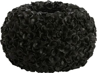 Light & Living Vase déco Phylia mat noir - Ø38x23 cm