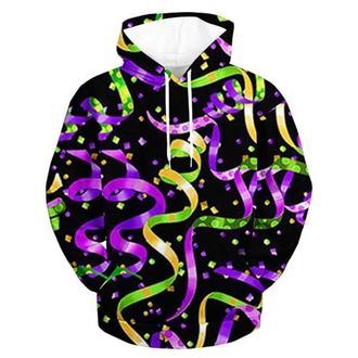 Generic Costume de carnaval - Sweat &agrave; capuche pour homme - Avec cordon de serrage - Sweat-shirt tendance - V&ecirc;tement de f&ecirc;te - Confortable - T-shirt dext&eacute;rieur