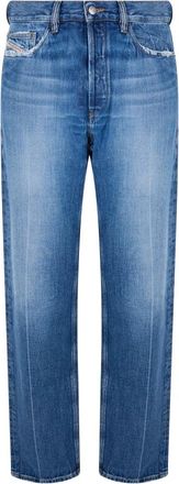 Diesel Homme, Jeans, Bleu, Taille: W36 Jean en denim bleu clair, confortable et r&eacute;sistant