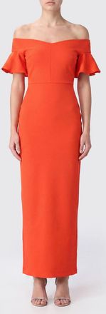 Solace London Robe fourreau longue slim avec encolure droite