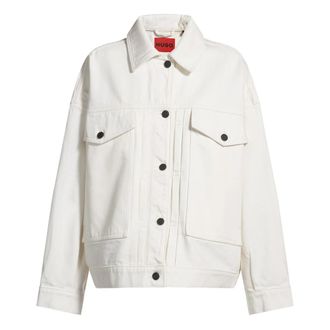 HUGO BOSS Gatria Jeansjacke - - Jackets - Damen - Beige - XS