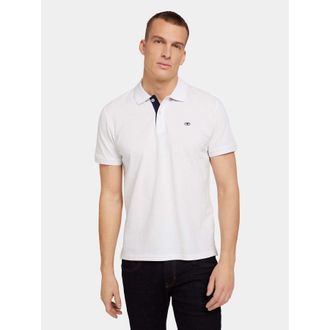 Tom Tailor Poloshirt 1027713 Wei&szlig; Regular Fit