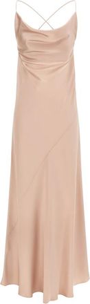 Pinko Pinko, Femme, Robes, Rose, Taille: 40 FR Farro Long Satin Dress