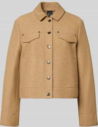 Marc Cain Hemdjacke aus Wolle mit Brusttaschen