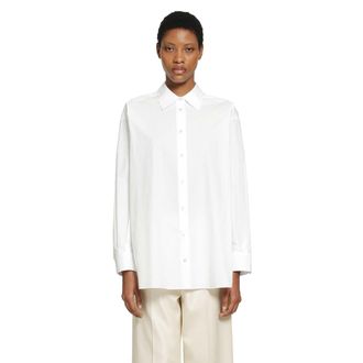 The Row Luka Cotton Poplin Shirt