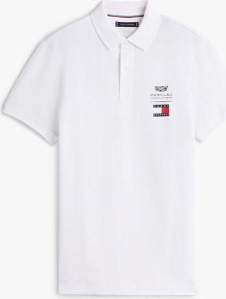 Tommy Hilfiger TH x Cadillac Formula 1 Team Piqu&eacute;-Poloshirt mit Logo in