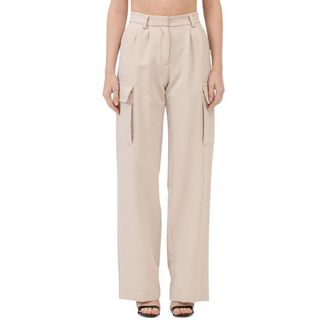 Ermanno Scervino Cargohose in Eisfarbe - - Trousers - Damen - Beige - XS
