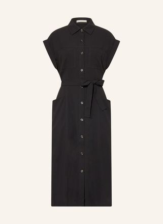 Lilienfels Lilienfels Hemdblusenkleid schwarz