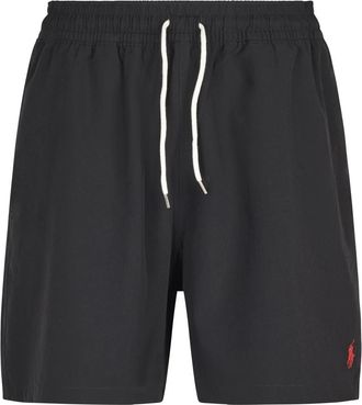 Polo Ralph Lauren Homme, Maillots de bain, Noir, Taille: XL Traveler Mid Trunk