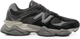 New Balance Trainers Leather Textile Black Mtz