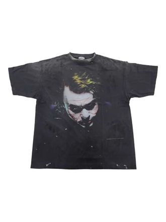 Saint Mxxxxxx t-shirt Joker à imprimé graphique - Noir