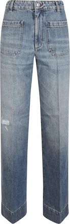 Victoria Beckham Femme, Jeans, Bleu, Taille: W28 Regular Alina Jeans