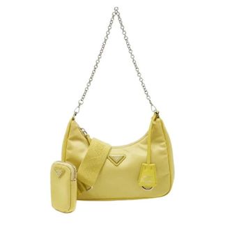 Prada Sac bandouli&egrave;re vintage Pre-owned - Femme - Pre-owned - Jaune - Taille: ONE Size