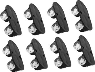 DOITOOL 8 St&uuml;ck Teiliges Selbstklebende Einseitig Leise Laufrollen f&uuml;r Kleine M&ouml;bel Aufbewahrungsboxen Geeignet f&uuml;r Etagenwagen und B&uuml;rost&uuml;hle Einfache Montag