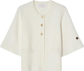 Busnel Femme, Pulls, Beige, Taille: 38 FR Palmer Textured Cotton Cardigan