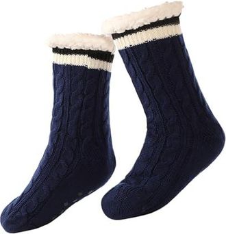 Generic Chaussettes de maison avec pantoufle en cachemire, pantoufles pour femmes | Chaussettes douces pour femmes Chaussettes douces pour la maison dhiver fl