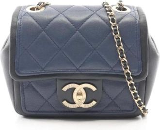 Chanel Pre-owned Sac bandouli&egrave;re vintage - Femme - Pre-owned - Bleu - Taille: ONE Size