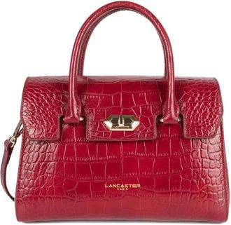 Lancaster Femme, Sacs, Rouge, Taille: ONE Size Sac à main à rabat avec fermoir S Exo