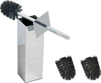 BGL Fashion Support de Brosse WC en Acier Inoxydable pour Salle de Bain et h&ocirc;tel (Chrome)