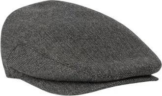 Hackett unisex, Accessoires, Gris, Taille: M Casquette Plate en Chevrons