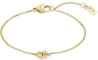 BOSS Jewelry Collier et Bracelet pour Femme Collection DOUBLE B PETIT en Acier Inoxydable avec un Charm Double B