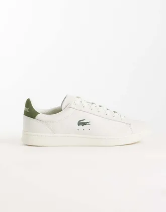 Lacoste Carnaby Set sneakers blanches et kaki-Multi