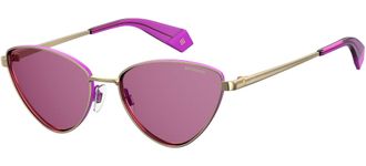 Polaroid Eyewear Damen Pld 6071/S/X Sonnenbrille, Mehrfarbig (Gold Viol), 56