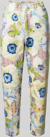 Christian Berg Straight Fit Stoffhose aus Viskose-Mix