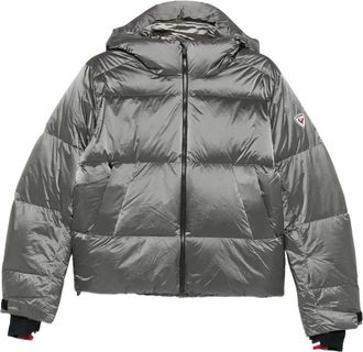 Rossignol Wattierte Daille Kapuzenjacke - Grau