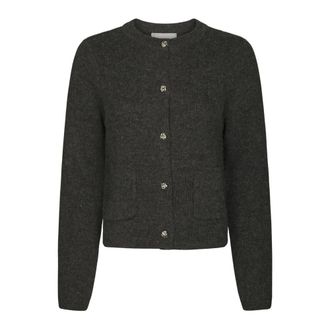 Neo Noir Cardigan en maille - Femme - Pulls - Gris - Taille: 38 FR