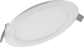Ledvance Flache Downlight mit sehr schlankem Gehäuse und integriertem Treiber | energiesparend, Deckenauschnitt 105, 6W, warm weiß | DL SLIM DN 105 6 W 3000 K 