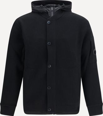 C.P. Company C. P. COMPANY Reversible merino wool and stretch nylon Cardigan Male L