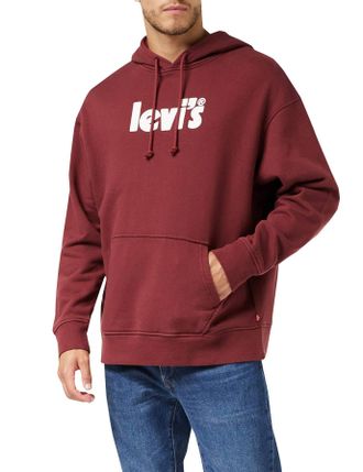 Levi's Herren Relaxed Graphic Sweatshirt Hoodie Kapuzenpullover,Poster Port,XS